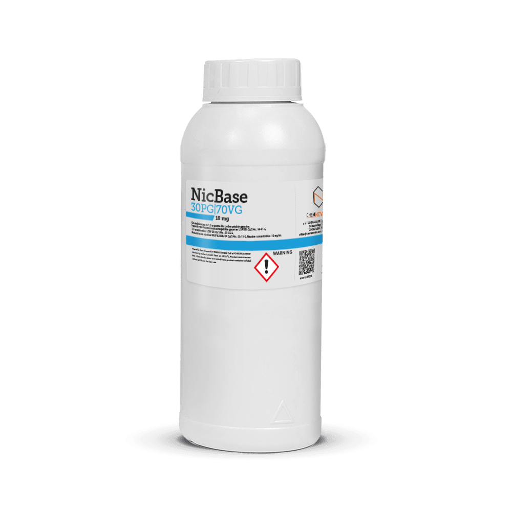 NicBase - Unflavoured Nicotine E-liquid Base - CHEMNOVATIC