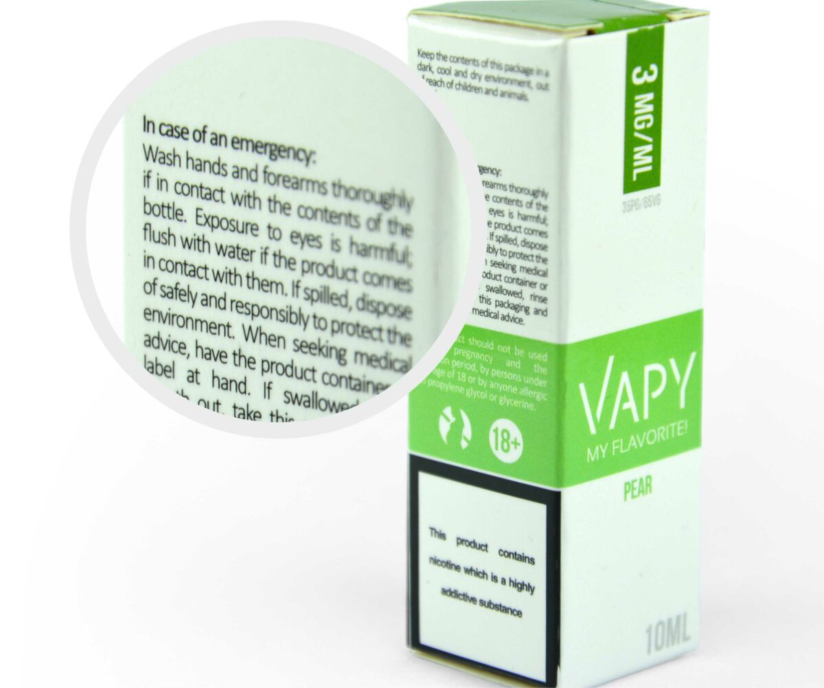 TPD compliant e-liquid packaging: Part 1 - CHEMNOVATIC